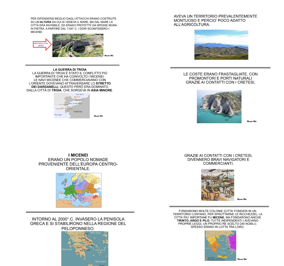 I MICENEI | Blog di Maestra Mile